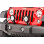 Quadratec 6" Round LED Lights with Wiring Harness | Quadratec