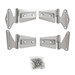 Smittybilt 7487 Door Hinge Set in Stainless Steel for 07-18 Jeep ...