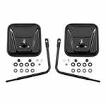 TACTIK Adventure Side Mirrors for 76-24 Jeep Wrangler JL, JK, TJ, YJ ...