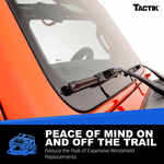 TACTIK Windshield Guard for 18-23 Jeep Wrangler JL and Gladiator JT ...