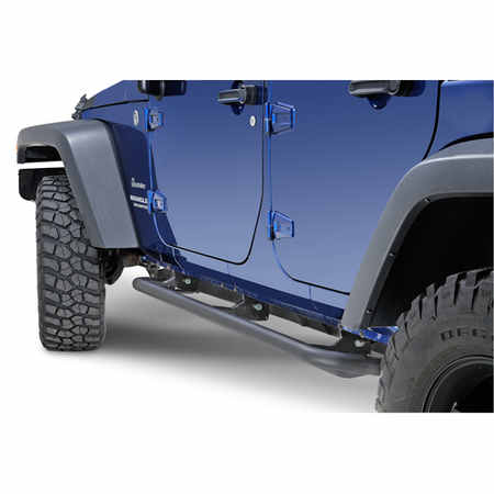 Quadratec QRC Side Armor with Step for 07-18 Jeep Wrangler Unlimited JK ...