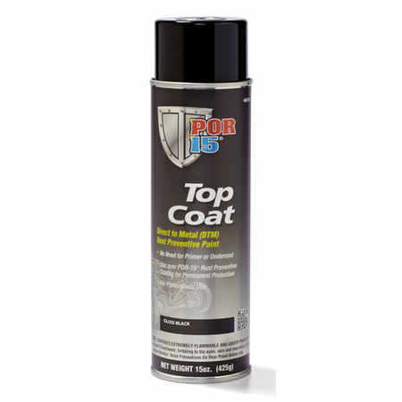 Por-15 Top Coat in Gloss Black 15oz Aerosol Can