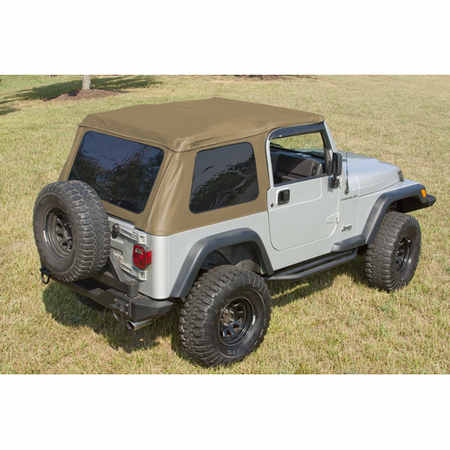 Rugged Ridge XHD Bowless Soft Top for 97-06 Jeep Wrangler TJ
