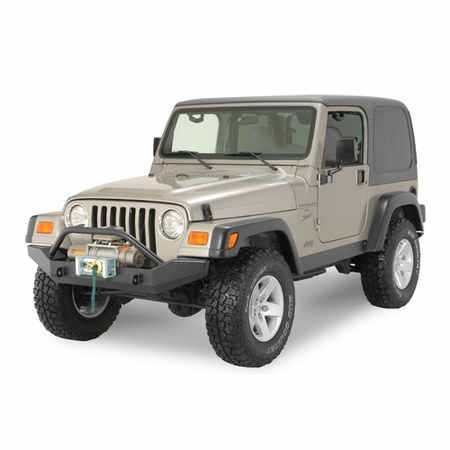 Quadratec Winch Ready Bull Bar Front Bumpers for 97-06 Jeep Wrangler TJ ...