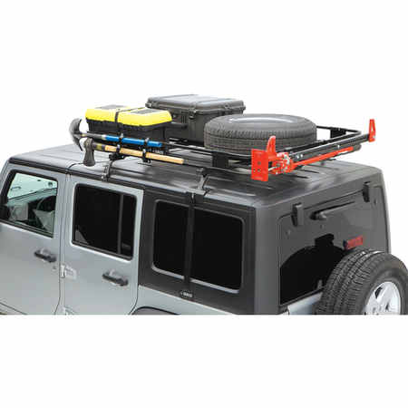 Garvin 34061 Sport Series Track Rack for 76-06 Jeep CJ-7, Wrangler YJ ...