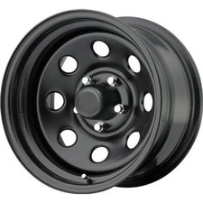 Rugged Ridge 15500.70 D-Window Black Steel Wheel with 5x5 Bolt Pattern ...