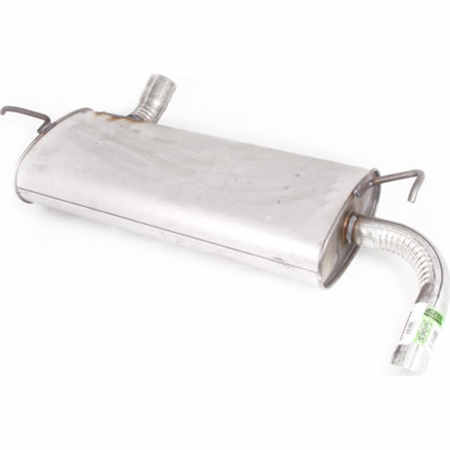 BRExhaust 100-8136 Direct-Fit Muffler for 07-11 Jeep Wrangler JK with 3 ...