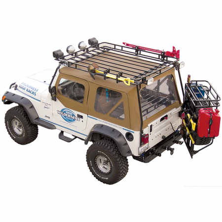 Olympic 4x4 Products 908-124 Olympic Quick N Easy Rack in Rubicon Black ...