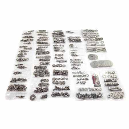 OMIX 12215.12 Body Fastener Kit with Soft Top Fasteners for 87-95 Jeep ...