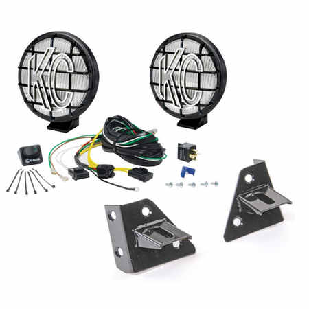 KC HiLiTES 9150 6" Apollo Pro Series 100 Watt Long Range Lamp System ...