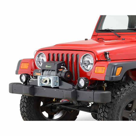 Tomken Machine TMW-92224-V Winch Plate with Brush Guard for 87-06 Jeep ...