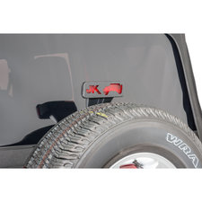 Jeep® Tweaks JT07-B NAVY 3rd Brake Light Guard in Black Powder Coat for ...
