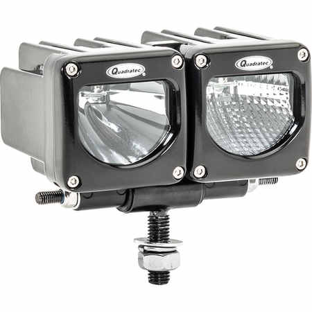 Quadratec J5 LED Light Bar with Amber Clearance Cab Lights | Quadratec
