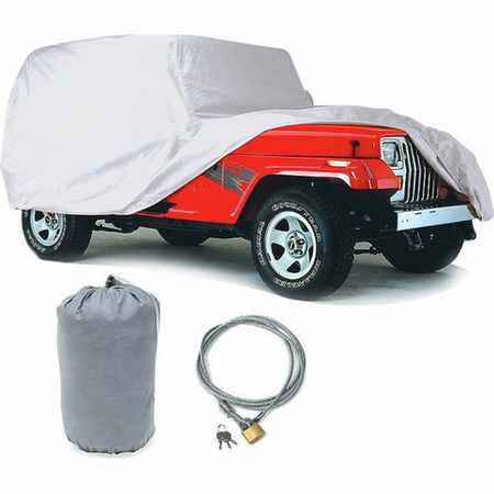 Rugged Ridge 13321.70 Heavy Duty 3 Layer Full Car Cover for 76-06 Jeep ...
