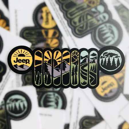 Jeep Merchandise Since 1941 Jeep Superior Quality Sticker | Quadratec