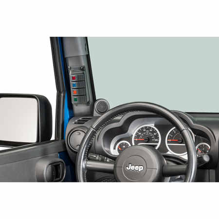 Daystar KU72004BK Roll Bar Switch Panel | Quadratec