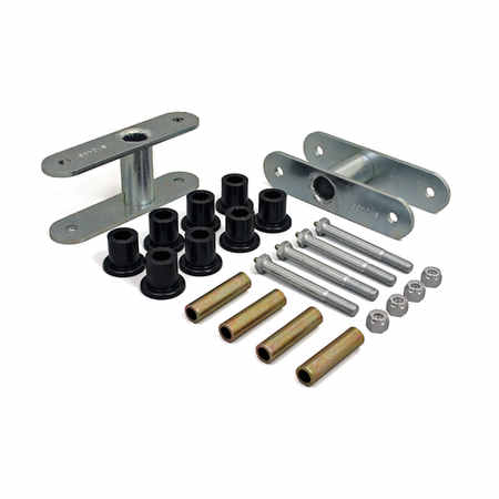 Teraflex 001034000 Rear Revolver Shackle Pair for 87-95 Jeep Wrangler ...