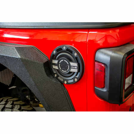 Mopar 82215123 Black Fuel Door for 18-22 Jeep Wrangler JL | Quadratec