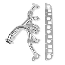 Gibson GP400 Chrome Header for 91-99 Jeep Wrangler YJ, TJ & (Grand ...