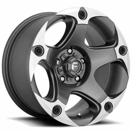 American Racing 321-7837 Fuel Black (Series 321) 1-Piece Painted ...