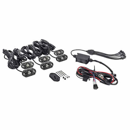 Superchips 72151 LIT E-Series LED Flood Light Pod Pair with Power ...