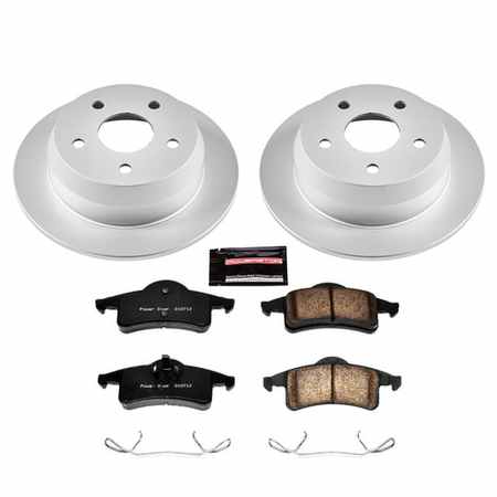 PowerStop Rear Z17 Evolution Geomet Coated Brake Kit for 90-04 Jeep ...