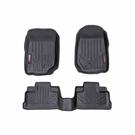 Mopar 82215174AB Carpet Floor Mats in Black for 14-18 Jeep Wrangler ...