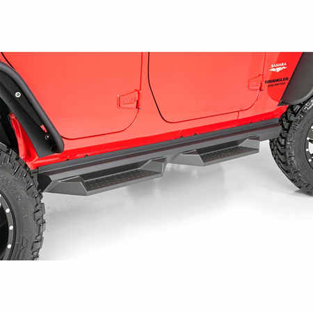 Go Rhino Dominator D2 Side Steps for 07-18 Jeep Wrangler Unlimited JK 4 ...