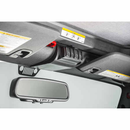 Rugged Ridge 17235.73 Etched Lower 5 Switch Panel Kit for 11-18 Jeep ...