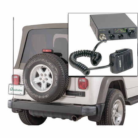 Rugged Ridge 11503.88 CB Antenna Mount Kit for Vehicles with 3" Tube ...