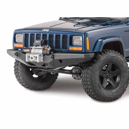 OR-FAB Front HD Bumper With Grille Guard for 84-01 Jeep Cherokee XJ ...