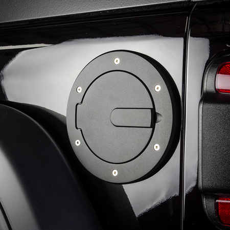 Mopar 82215123 Black Fuel Door for 18-22 Jeep Wrangler JL | Quadratec