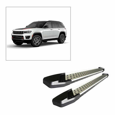 Black Horse Off Road 3" Side Steps for 21-23 Jeep Grand Cherokee L ...
