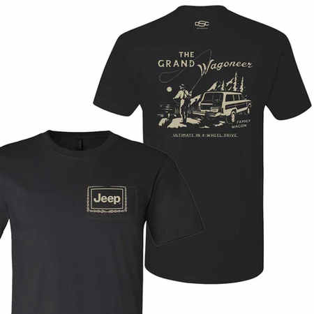 AEV Mens Logo T-Shirt (Short Sleeve) in Black | Quadratec