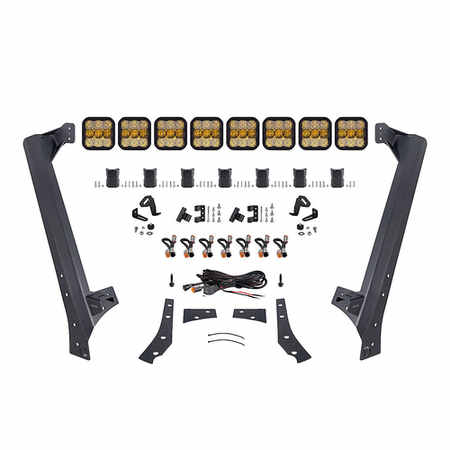 Diode Dynamics DD7229 SS5 4-Pod CrossLink Grille Lightbar Kit Sport ...