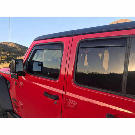 Focus Auto Design Inc. TV7W18-4 Tough Visors for 18-22 Jeep Wrangler JL ...