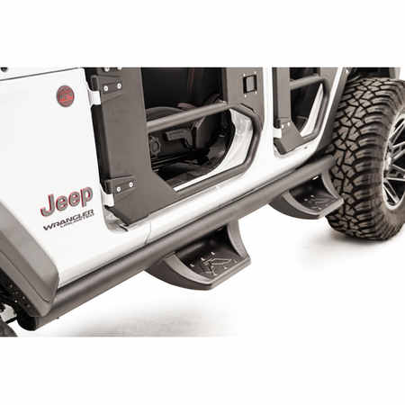 Quadratec Brute Strength Side Steps for 18-21 Jeep Wrangler Unlimited ...