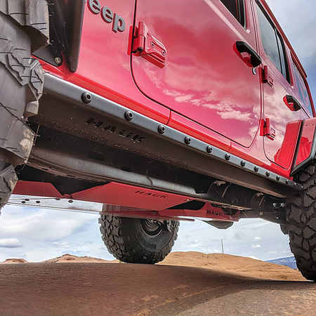 ACE Engineering ACEJLRS4DR Rock Sliders for 2018 Jeep Wrangler JL 4 ...