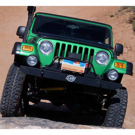 Fabtech Front Prerunner Bumper in Black for 87-06 Jeep Wrangler YJ / TJ ...