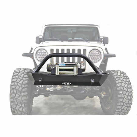 ARB 3450150 Quadratec Edition Front Stubby Bull Bar Bumper for 87-06 ...
