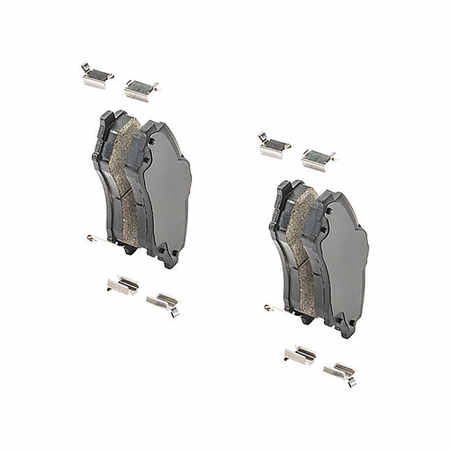 Mopar 68003776AA Rear Disc Brake Pad Set for 07-18 Jeep Wrangler JK ...