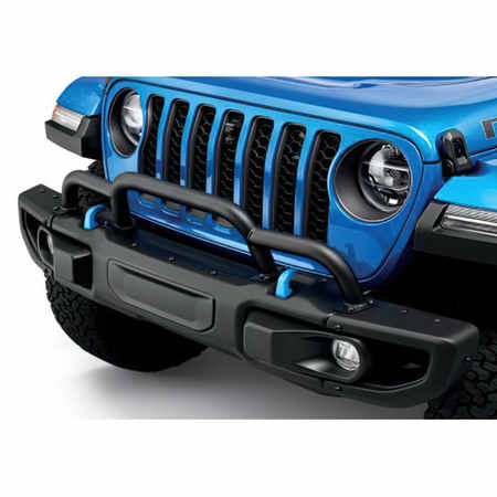 Mopar 82215351 Grille & Winch Guard for 18-21 Jeep Wrangler JL ...