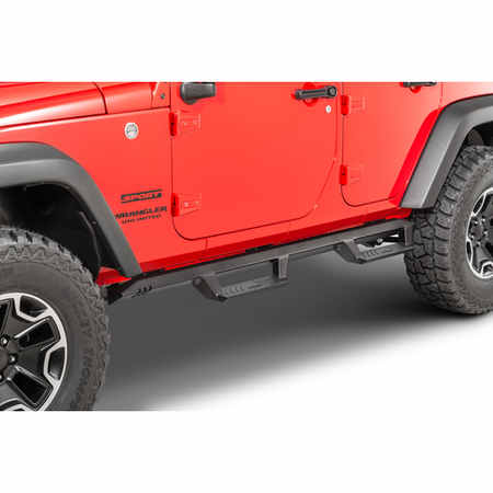 Rolling Big Power RX-3 Side Steps for 07-18 Jeep Wrangler Unlimited JK ...