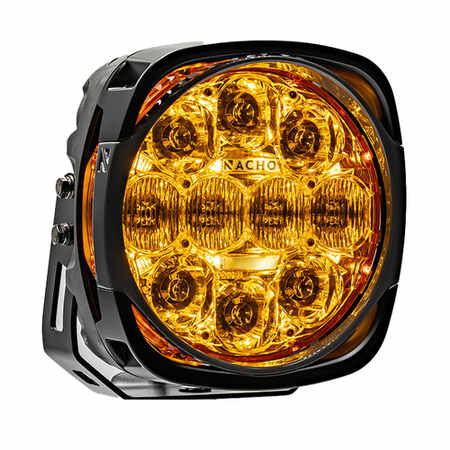 Nacho Offroad Lighting 7" Grande LED Lights - SAE, Combo Amber / White ...