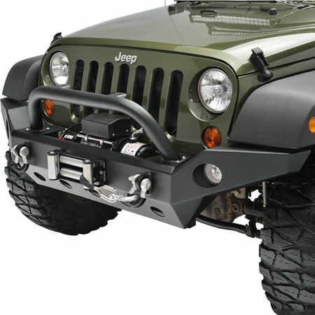 Tomken Machine TMF-0702-B Front Winch Bumper with D-Ring Tow Mounts for ...
