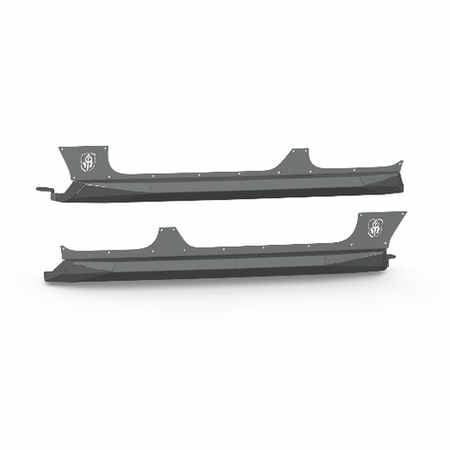 DV8 Offroad SRJL-06 Rocker Guards with Rock Skins for 18-20 Jeep ...