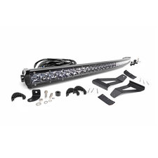 Quadratec J5 LED Light Bar Kit with Windshield Mounting Brackets for 84 ...