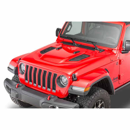 Mopar 68281965AE Premium Steel Hood for 18-20 Jeep Wrangler JL ...