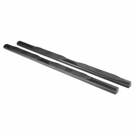 Rugged Ridge 11591.12 Round 3" Side Step Pair for 18-20 Jeep Wrangler ...