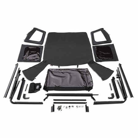 Rugged Ridge Complete Soft Top w/Frame for 76-95 Jeep CJ7 & Wrangler YJ ...